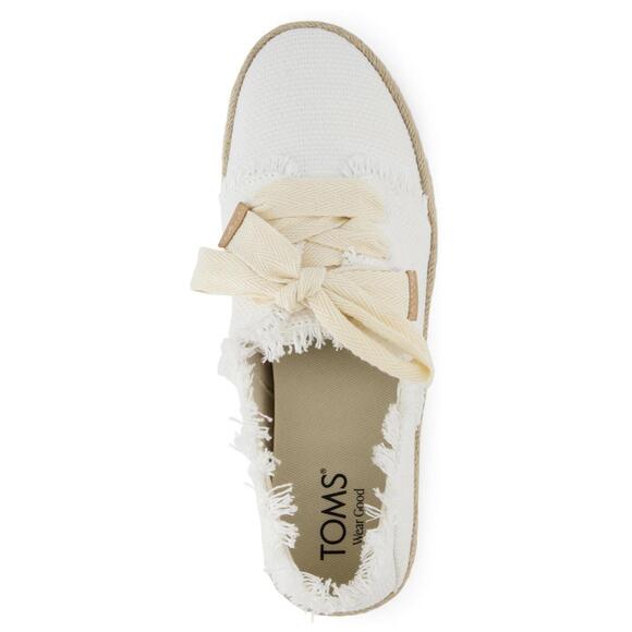 Toms | Shoes | Nwt Toms Carolina Espadrille Laceup Sneakers Womens Size ...
